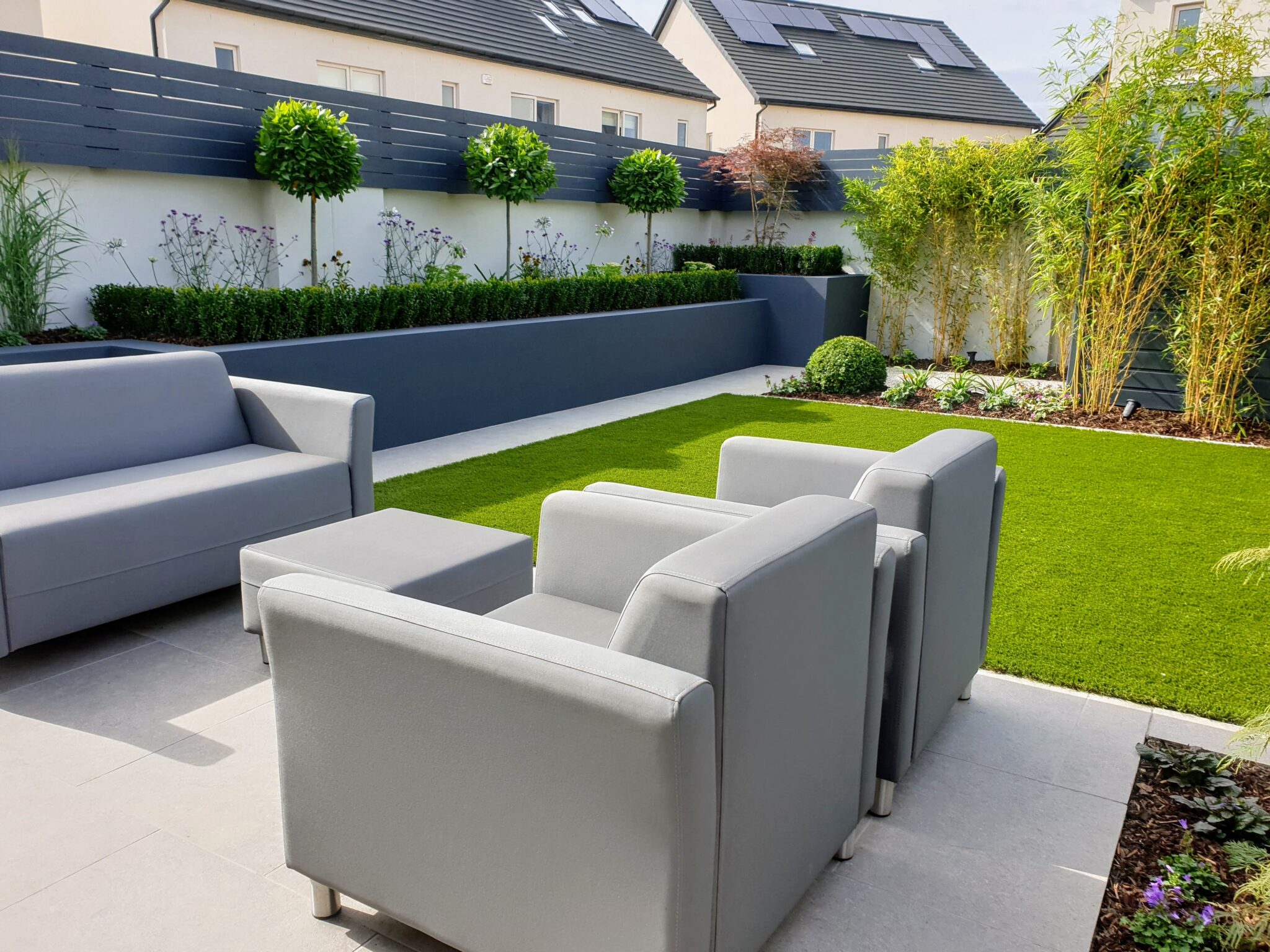 Crisp, Clean &Contemporary Garden Design in South Dublin