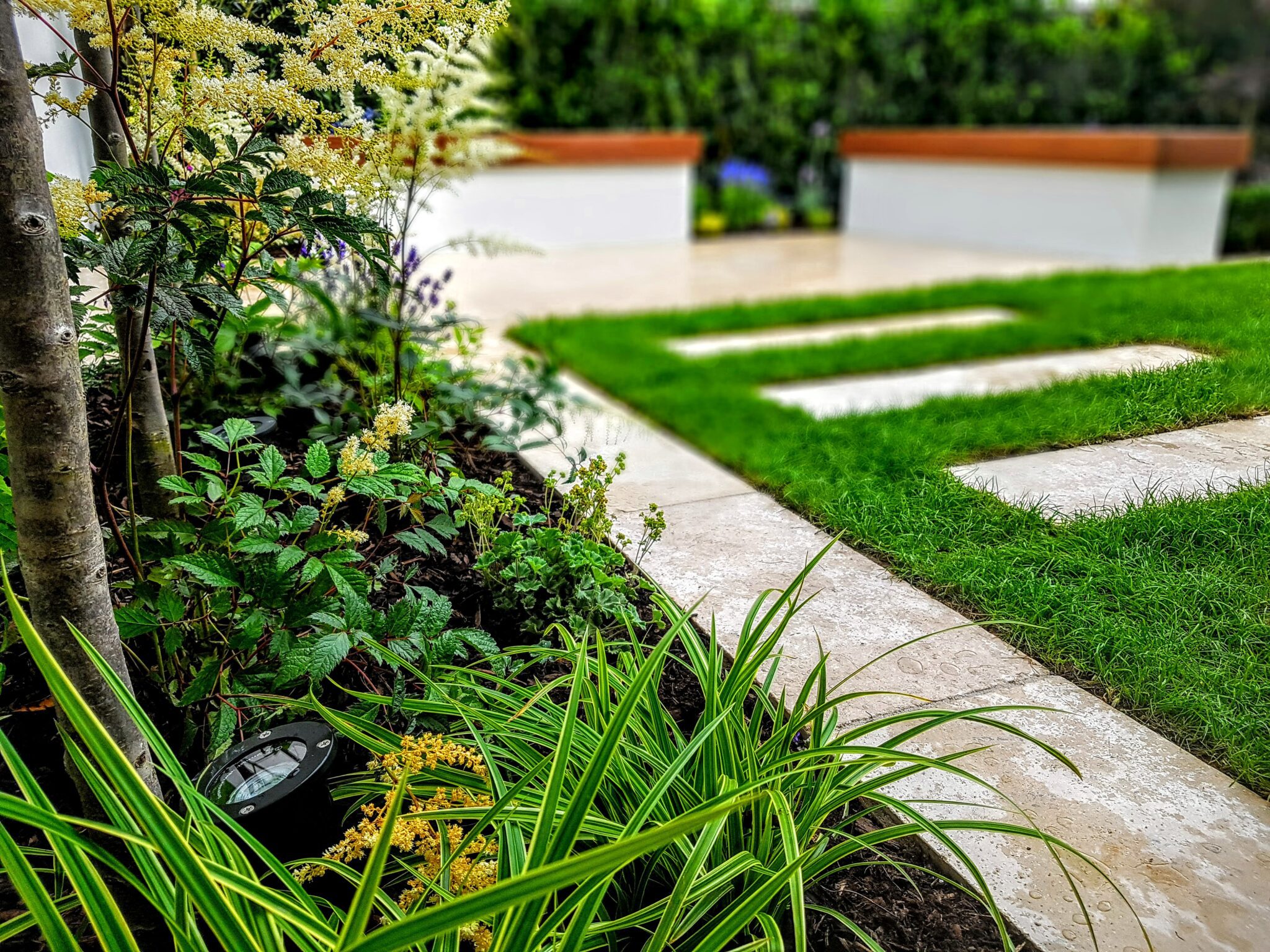 Lavish Garden Living Room Blackrock - LandArt