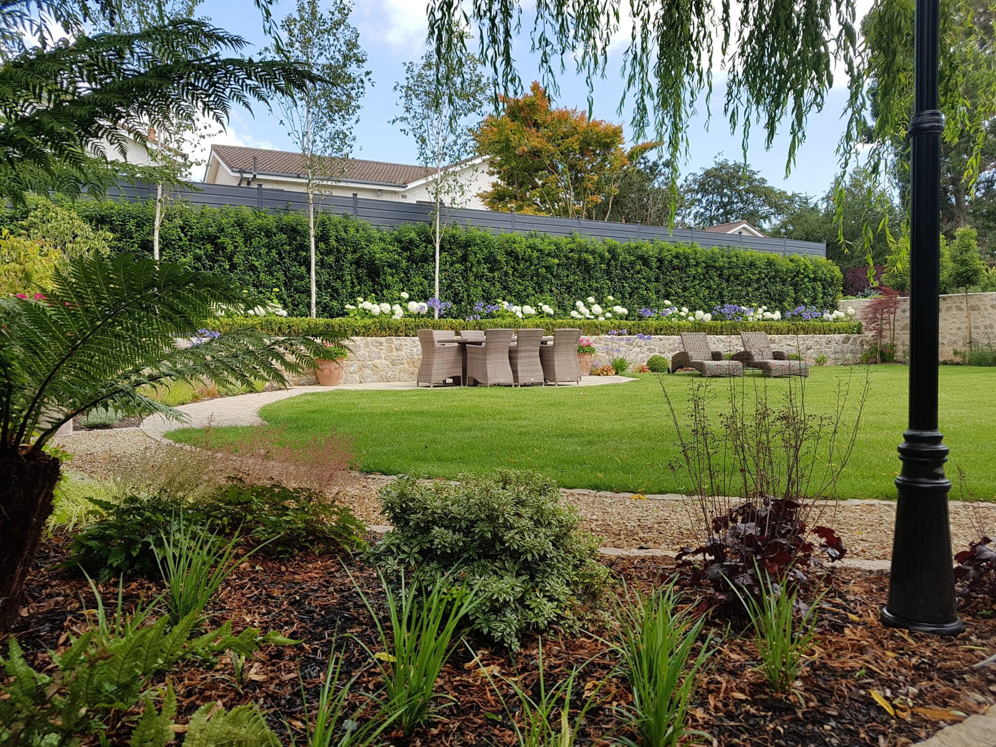 Simple & Traditional Garden Design Foxrock - LandArt.ie