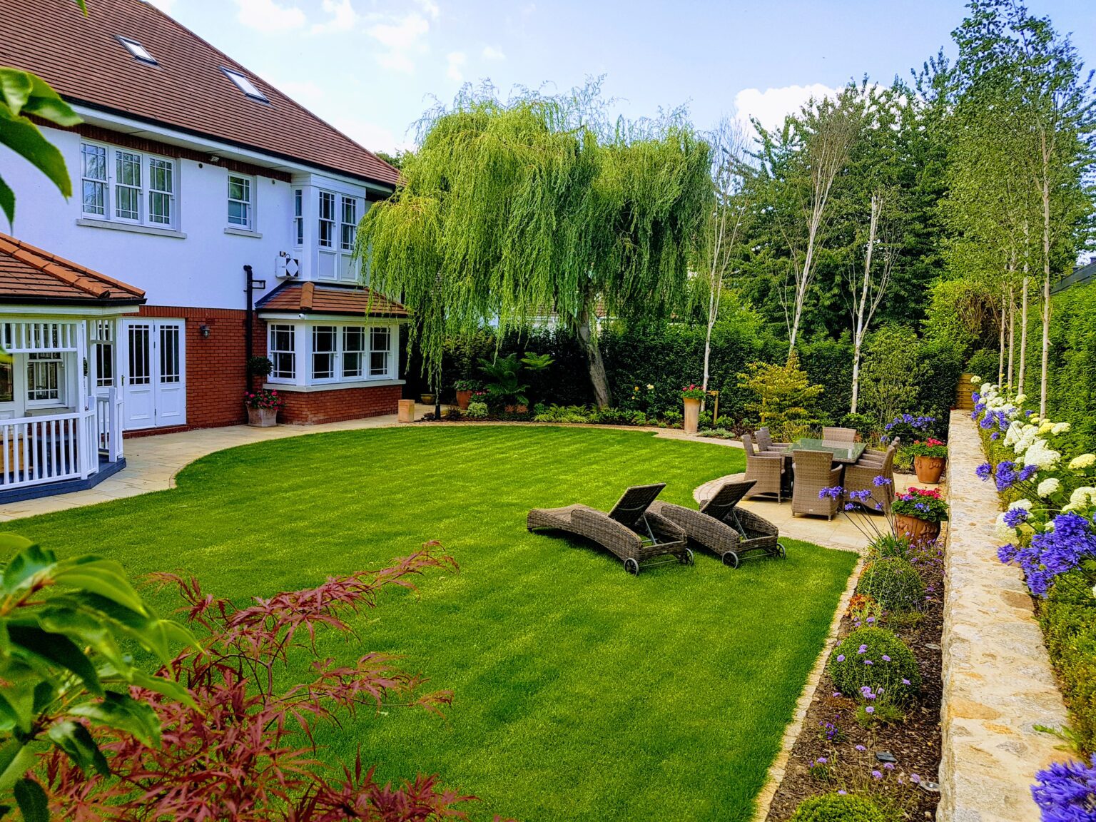 Simple & Traditional Garden Design Foxrock - LandArt.ie