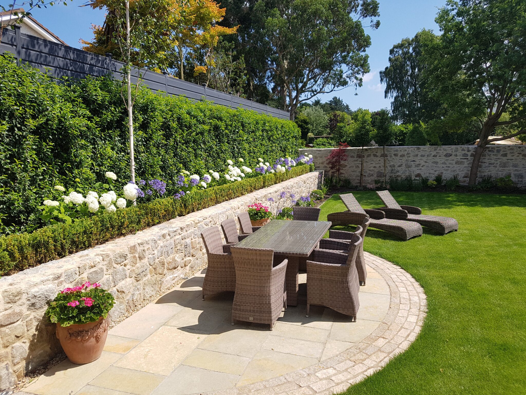 Simple & Traditional Garden Design Foxrock - LandArt.ie