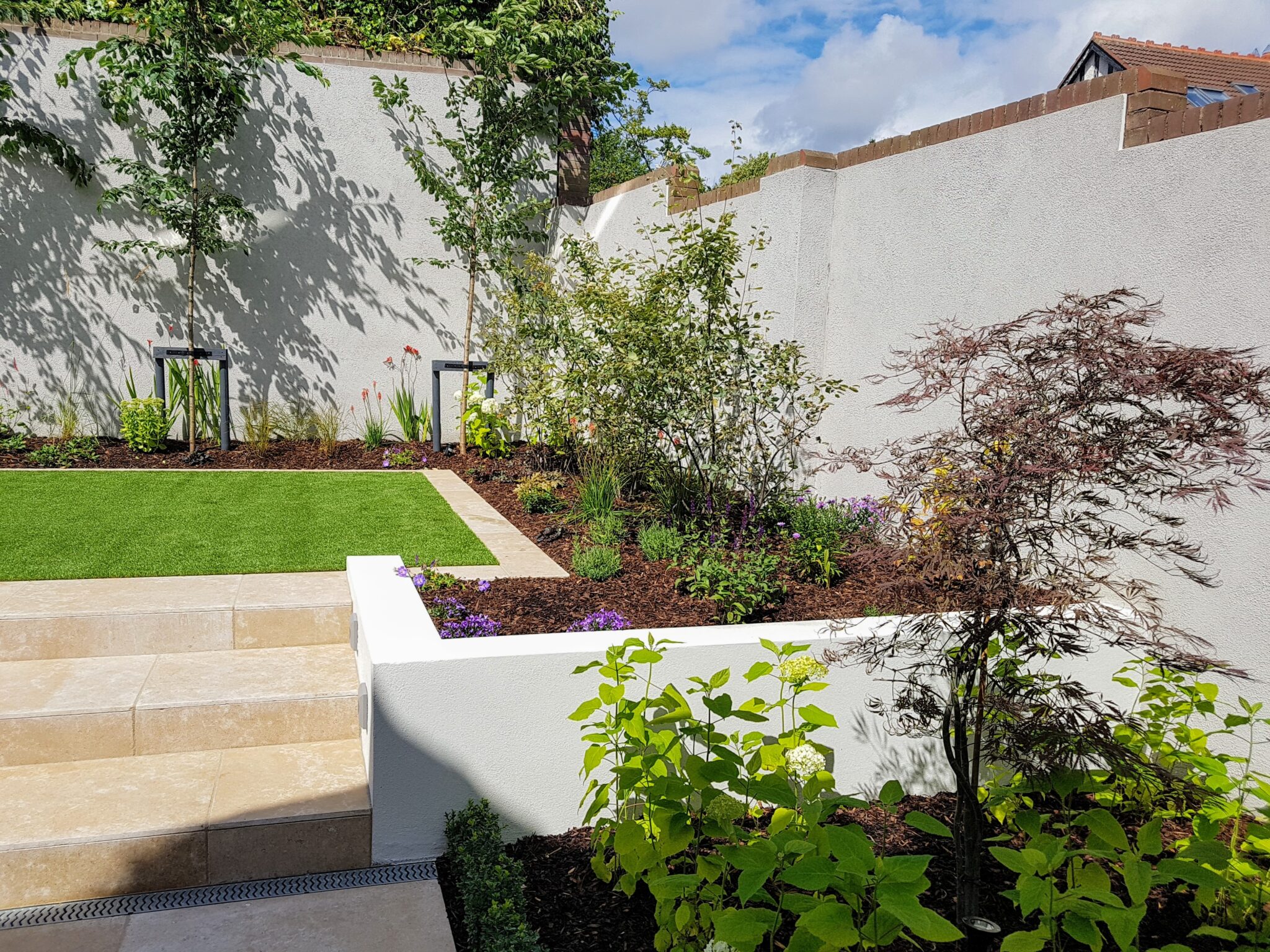 Clean, Crisp & Contemporary Garden Design in Cabinteely