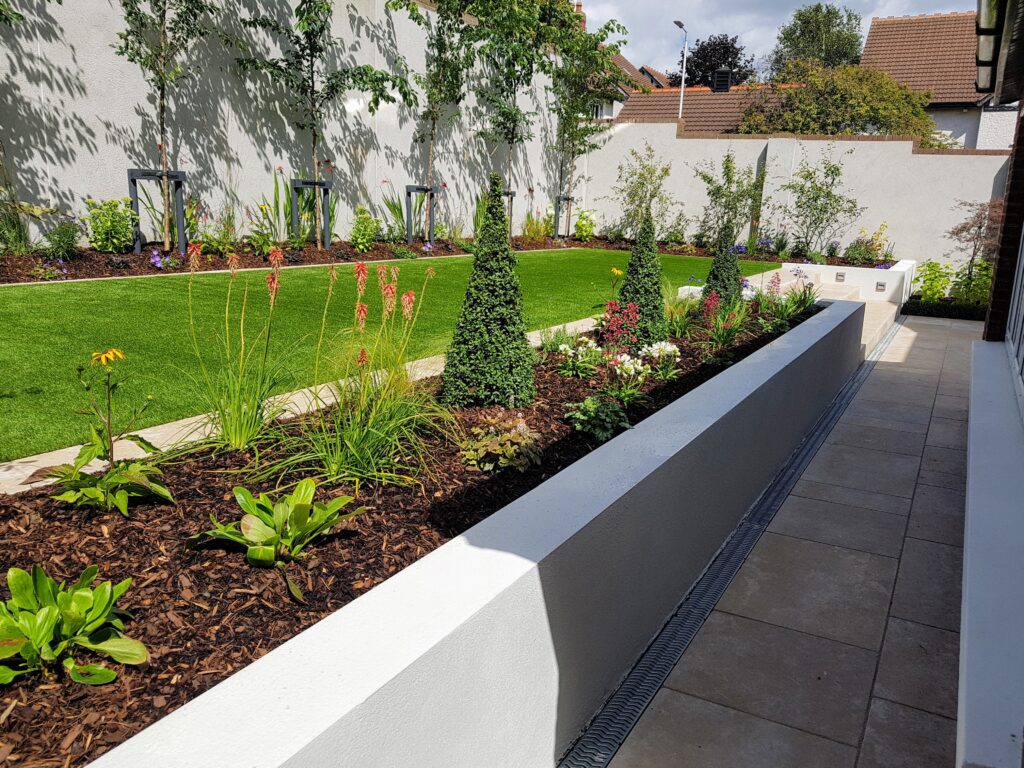 Clean, Crisp & Contemporary Garden Design in Cabinteely