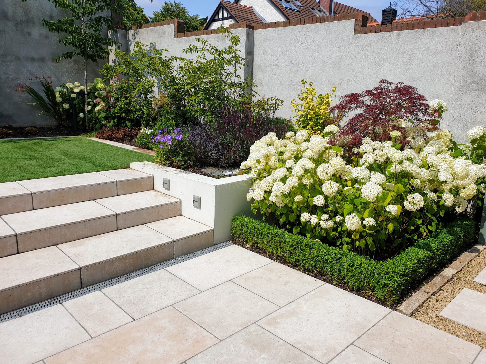 Clean, Crisp & Contemporary Garden Design in Cabinteely